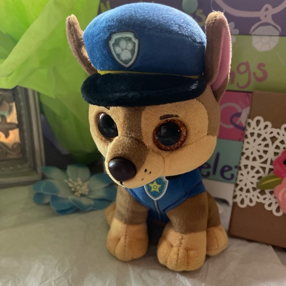 Ty | Toys | Ty Paw Patrol Chase Police Dog Plush | Poshmark